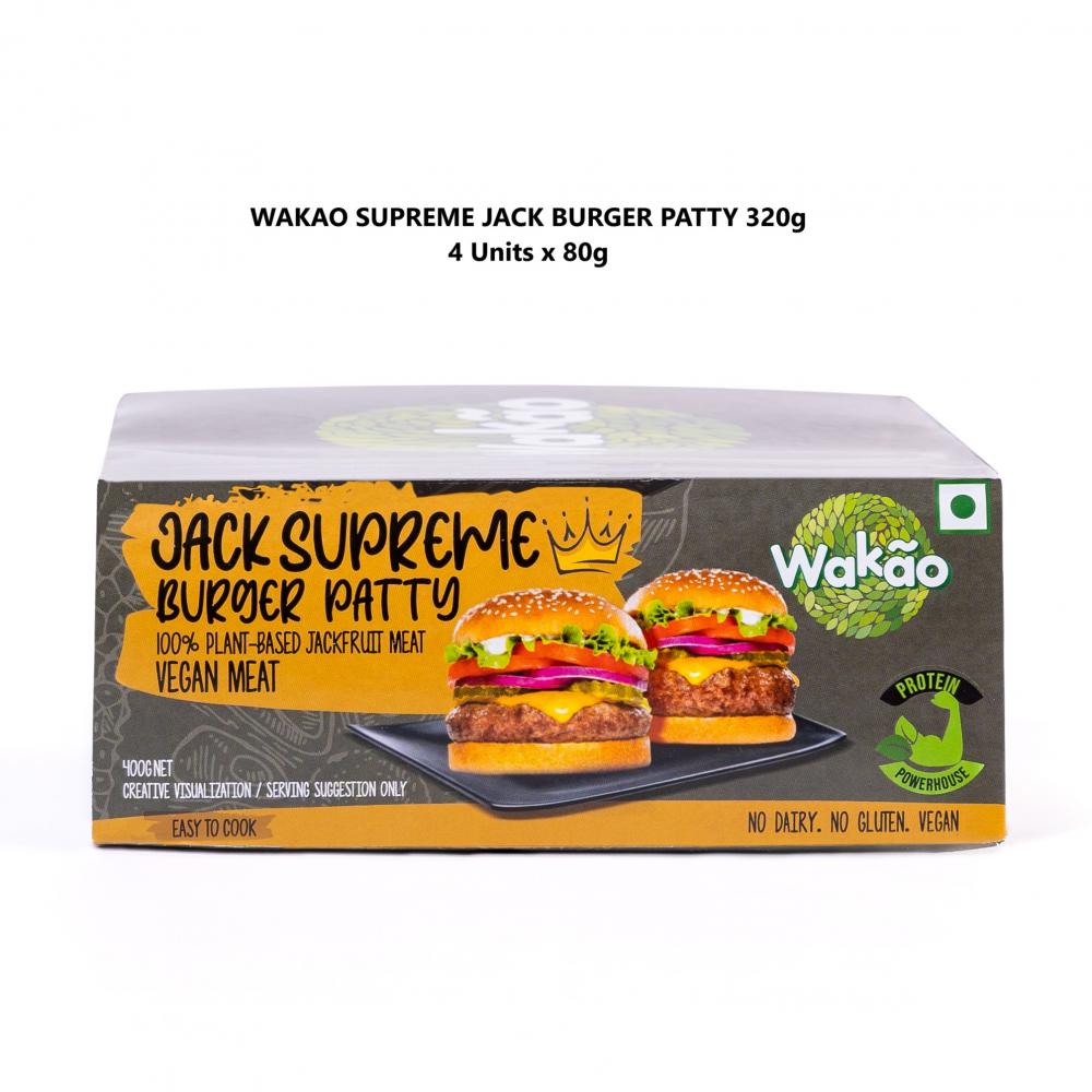 Shop By Category :: Ready To Cook :: WAKAO SUPREME JACK BURGER PATTY 320G
