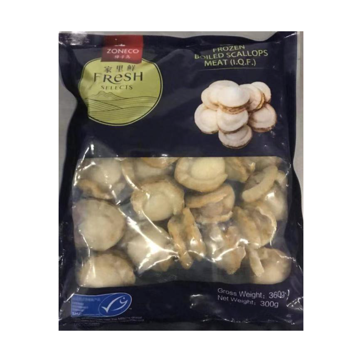 Shop By Category :: Seafood :: Frozen Boiled Scallops Meat (9kg Carton)