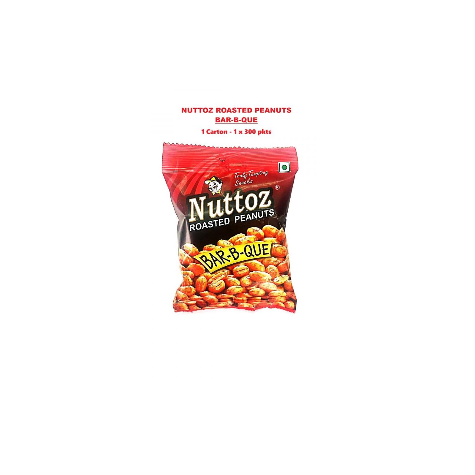Shop By Category :: Snacks :: Nuttoz Roasted Peanuts - CARTON (300 pkts ...